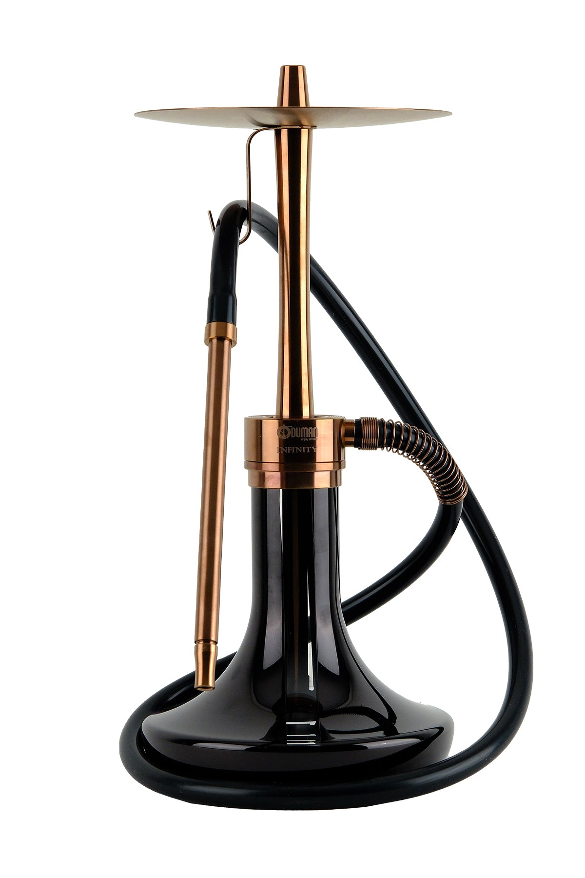 ODUMAN INFINITY BRONZE BODY-BLACK GLASS – Oduman Shisha