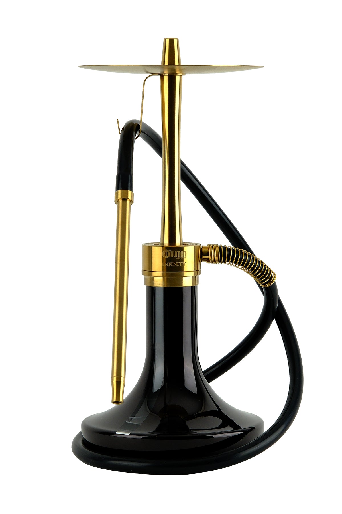 ODUMAN INFINITY GOLD BODY-BLACK GLASS – Oduman Shisha